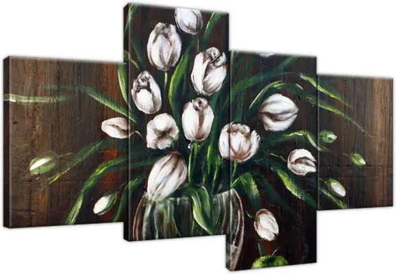 Tištěný obraz Malované tulipány 120x70cm 2367A_4Z