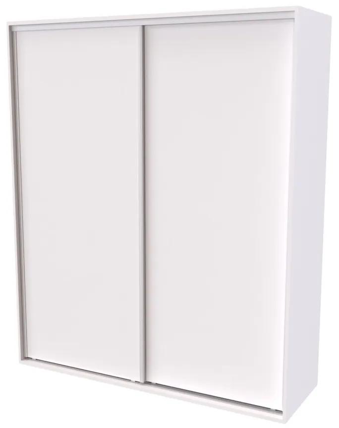 Nábytek Mikulík Skříň FLEXI 2 - 2x dveře plné ROZMĚR: (š/v/h) 220 x 220 x 65 cm