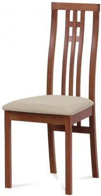 Jídelní židle Alora béžová, třešeň