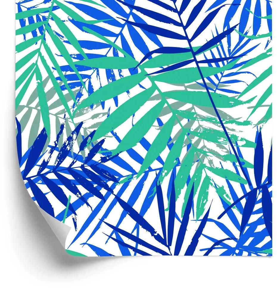 Tapeta Na Zeď Palmové Listy Vliesová tapeta 53x1000