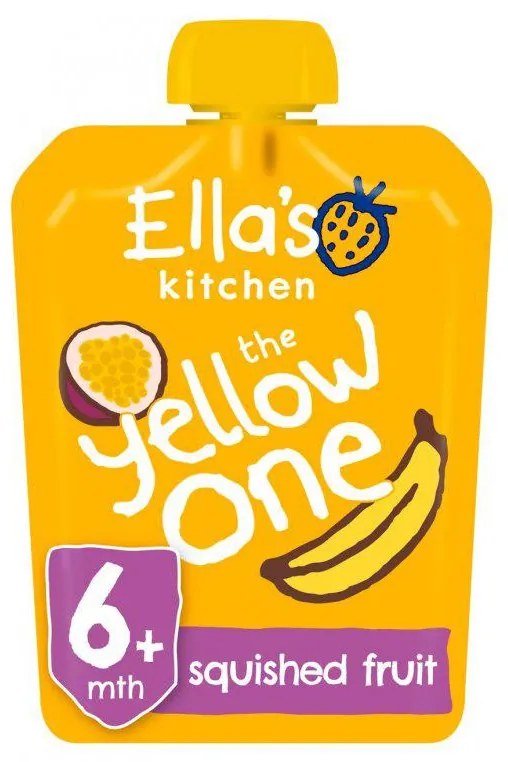 Ella's Kitchen BIO Yellow one ovocné pyré s banánem (5x90 g)