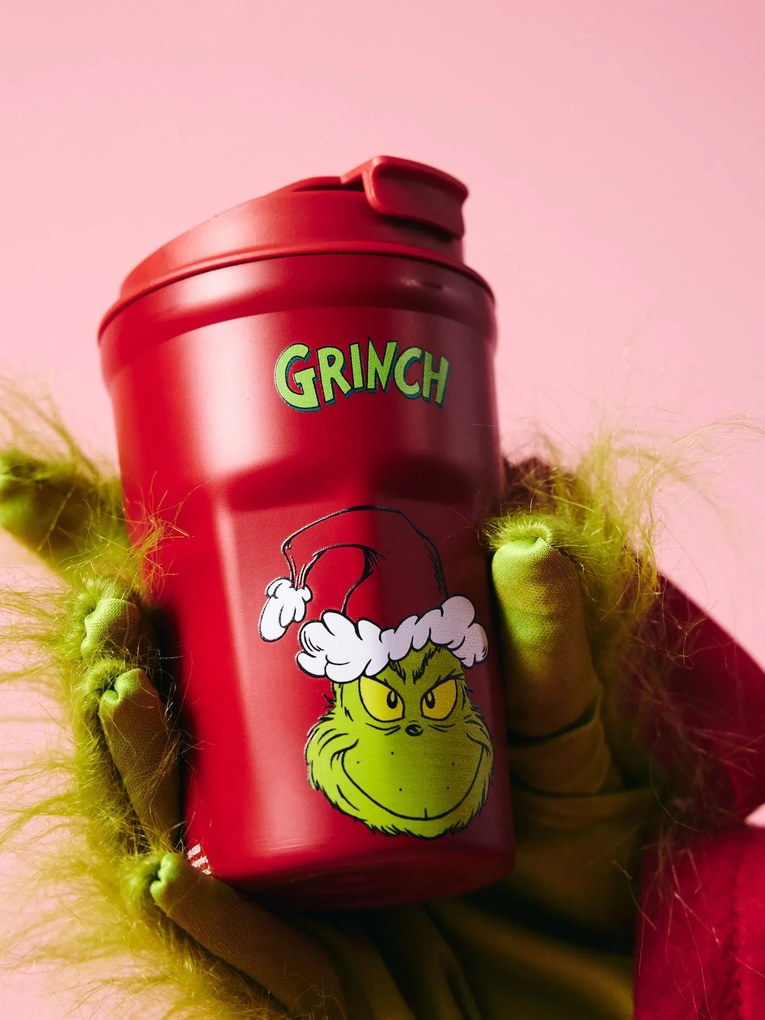 Sinsay - Termos s vánočním potiskem Grinch - vícebarevná
