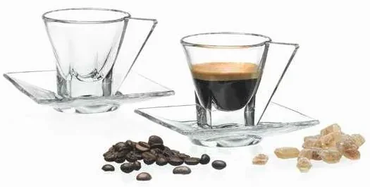 RCR FUSION ŠÁLKY NA KÁVU/ESPRESSO 70ML SADA 2KS | BIANO