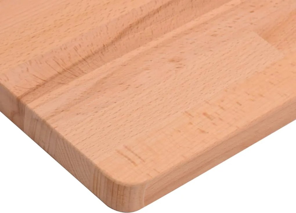 Pracovní stůl 80 x 55 x 81,5 cm masivní bukové dřevo a kov 3188903