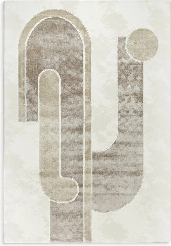 Koberec Aura7, 160x230 cm, béžový