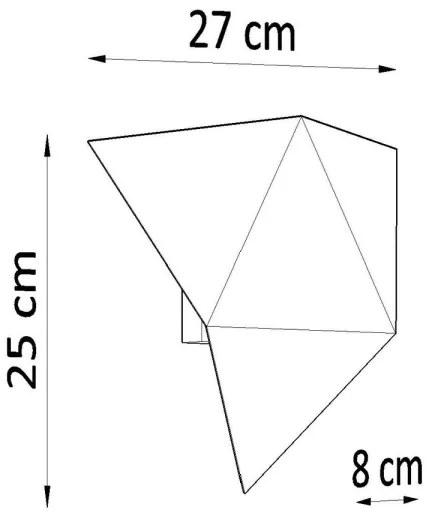 Sollux SL.0421 - Nástěnné svítidlo SOLIDO 2xG9/40W/230V černá