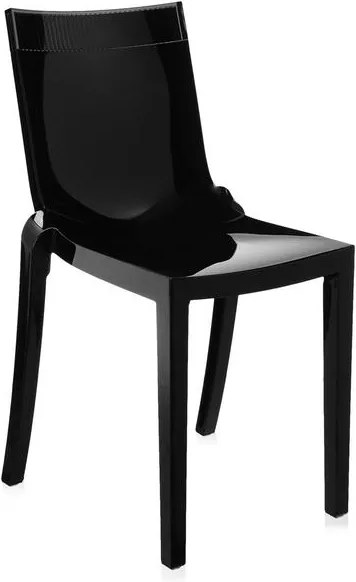 Kartell - Židle Hi-Cut - černá, kouřová