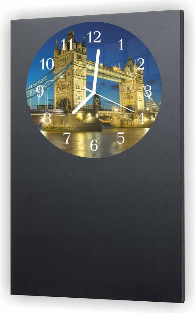 Tabule 90x60 cm Na Magnety Z Cestování Křídová magnetická Hodinky big ben