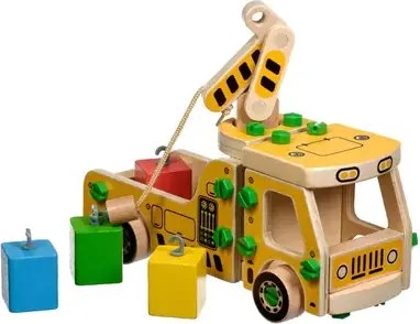 Lucy Leo Autojeřáb konstrukční set / od 3 let