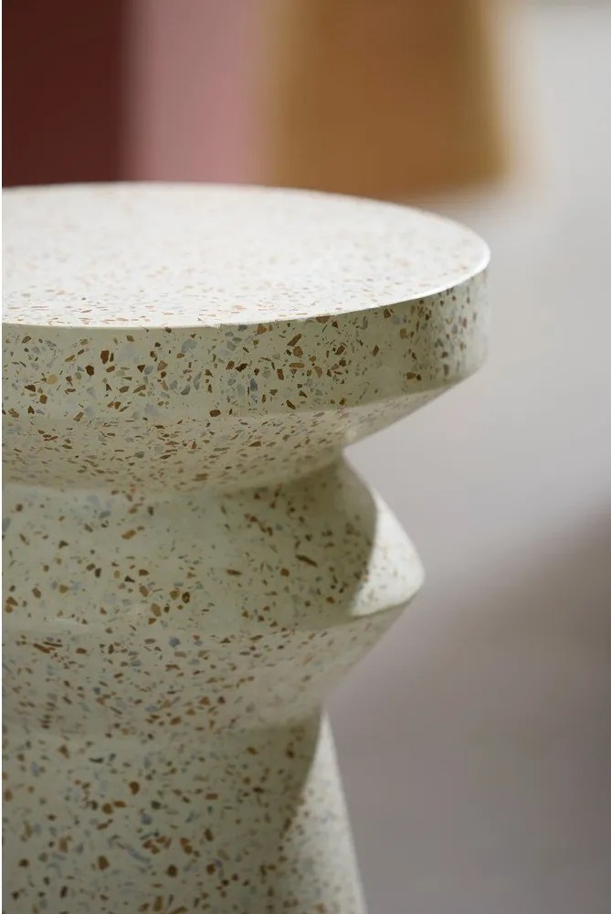 Terrazzo kulatý odkládací stolek ø 32 cm Sella – Light & Living