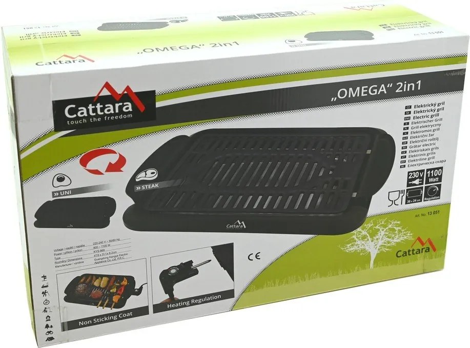 Stolní gril Omega 2v1 – Cattara