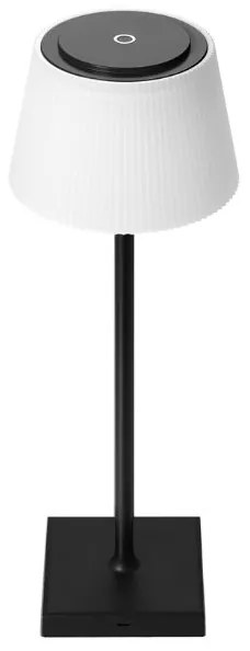 Nabíjecí LED stolní lampa 4W 270lm CCT (teplé, denní a studené světlo), USB, černá