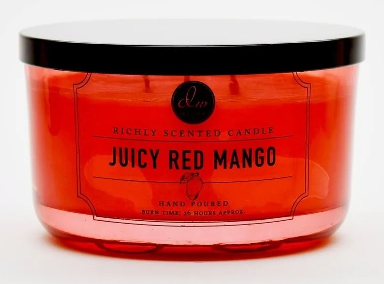 DW Home Vonná svíčka ve skle Šťavnaté mango - Juicy Red Mango, 12,8oz