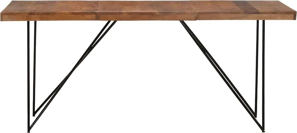 Jídelní stůl 180 x 90 x 76 cm masivní akáciové dřevo 282881