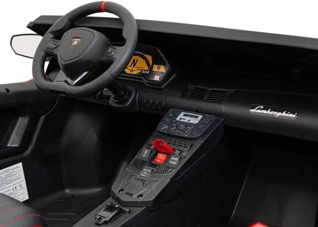 Dětské elektrické autíčko Lamborghini Aventador SV 24 V červené