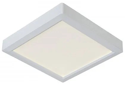 LUCIDE TENDO-LED Ceiling Light 18W 3000K Square, White, stropní svítidlo