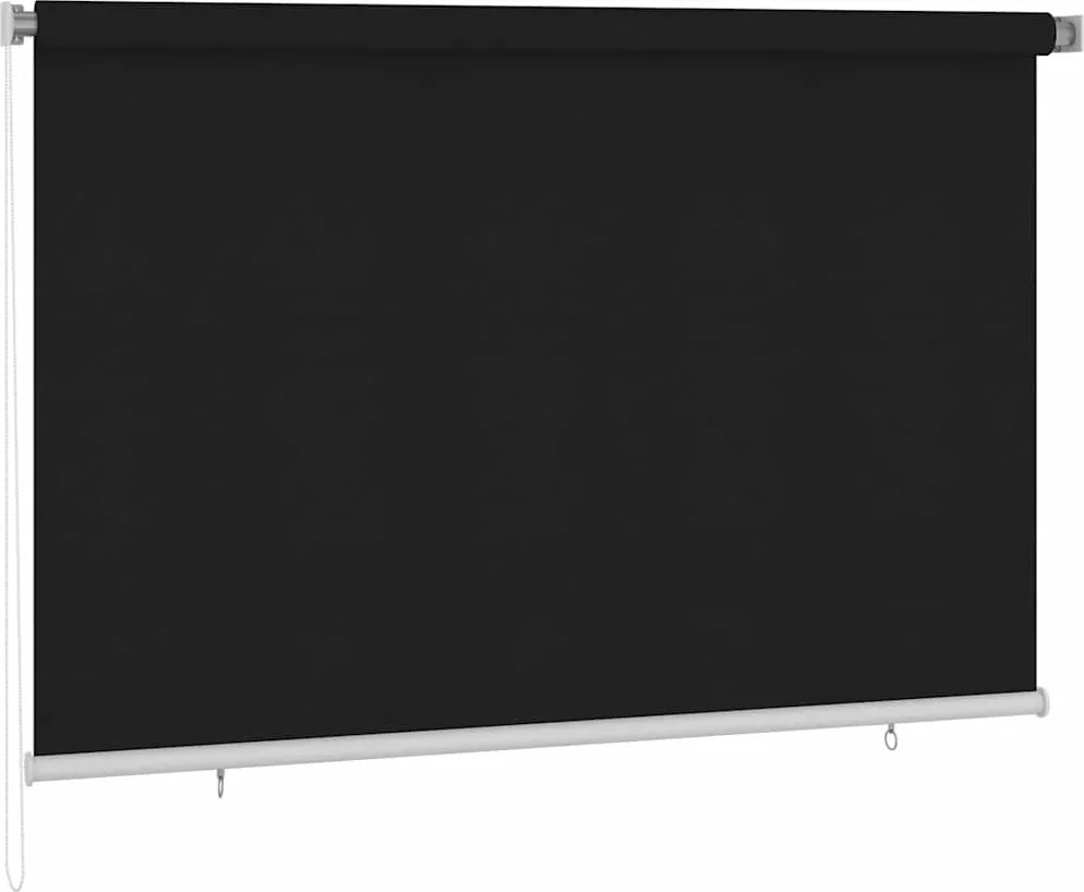 vidaXL Venkovní roleta 225 (Š) x 140 (V) cm HDPE [43488] Barva: Černá