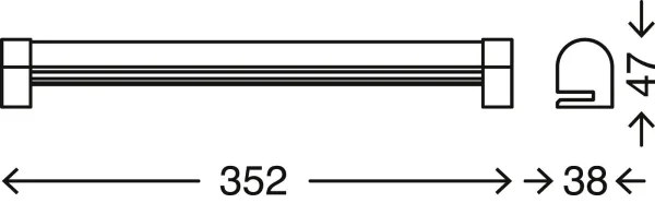 Briloner 2243-018 -LED Stmívatelné koupelnové osvětlení zrcadla LED/8W/230V IP44
