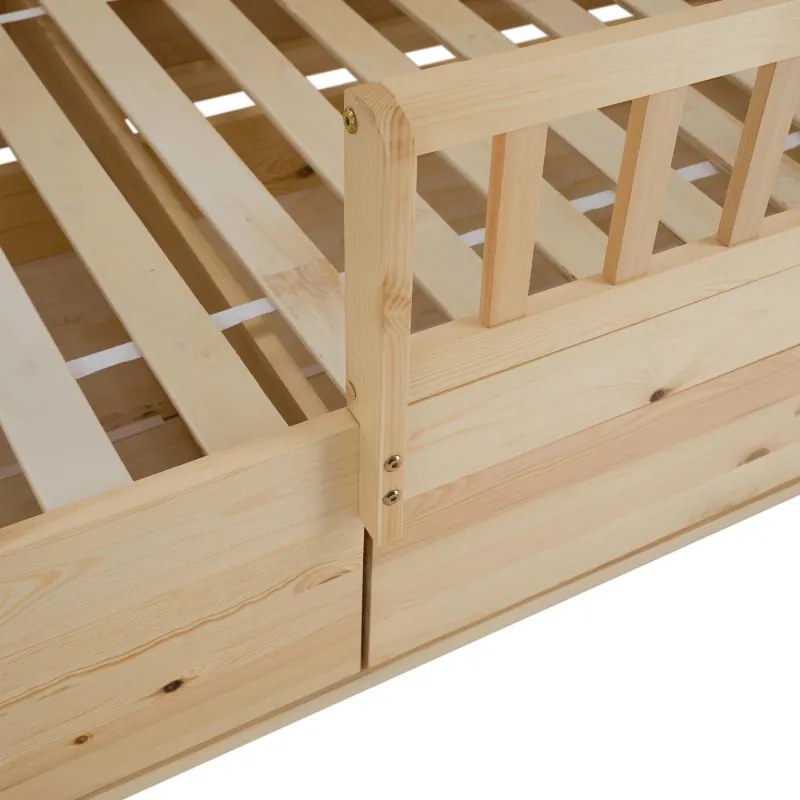 Postel Montessori BIANKA, 90x200, masiv přírodní Kondela 0000396818