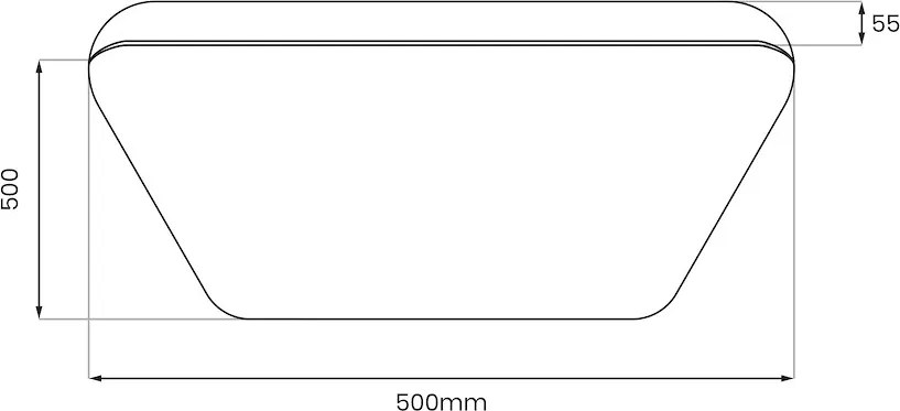 Stropní LED svítidlo Nemo, 1x LED 36w, 4000k, ch