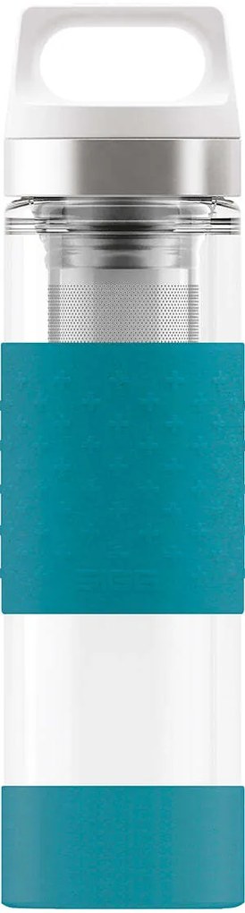 Sigg Hot & Cold Glass termoska 400 ml, aqua, 8555.70