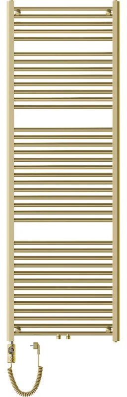 Mexen Mars, elektrické topné těleso 1800x600 mm, 900W, zlatá lesklá, W110-1800-600-2900-50