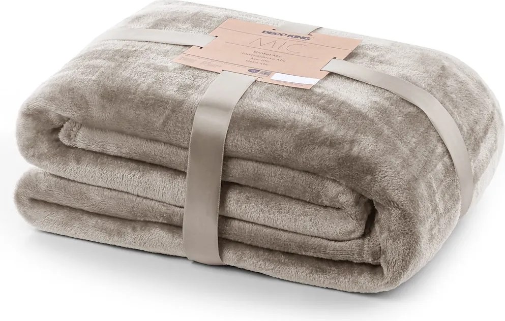 DecoKing Deka z mikrovlákna MIC 150/220x200 cm Barva: CAPPUCCINO, Rozměr: 150x200 cm