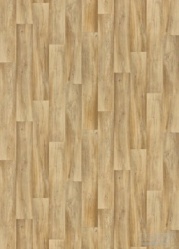Breno PVC AMBIENT Silk Oak 603M – světlé dřevo, šíře 400 cm