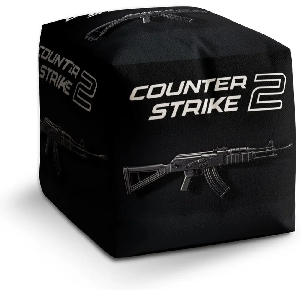 Sablio Taburet Cube Counter Strike 2 AK: 40x40x40 cm