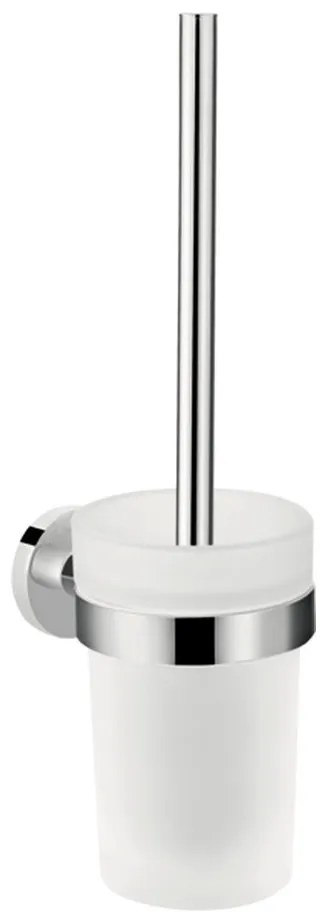Hansgrohe Logis Universal, wc kartáč s nádobkou, montáž na zeď, chromová, HAN-41722000