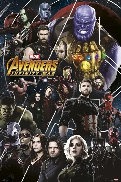 Plakát, Obraz - Avengers: Infinity War, (61 x 91.5 cm)