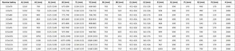 Mexen, Mexen Mist L Duo výklopný sprchový kout 115 x 115 cm, černá mřížka - 8A4L-115L-115P-70-77