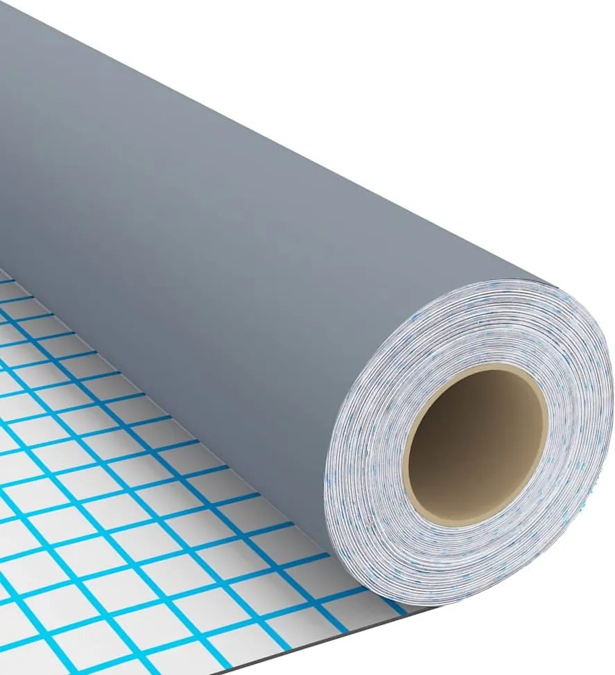 Samolepící tapety na nábytek 2 ks šedé 500 x 90 cm PVC 3059654