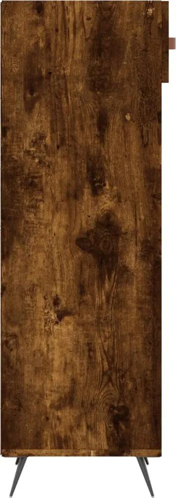 vidaXL Botník 30 x 35 x 105 cm kompozitní dřevo [829649] Barva: Betonová šedá
