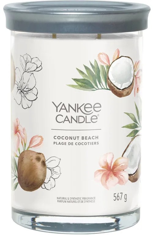 Yankee Candle – Signature Tumbler svíčka Coconut Beach (Kokosová pláž) Velikost: velká 567 g