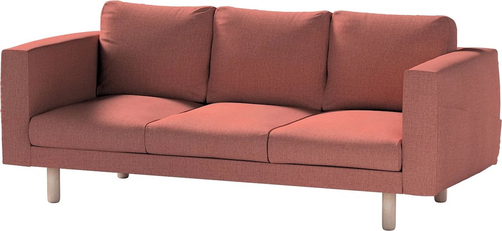Potah na pohovku IKEA Norsborg 3-místná barva hnědá látka pletený vzor
