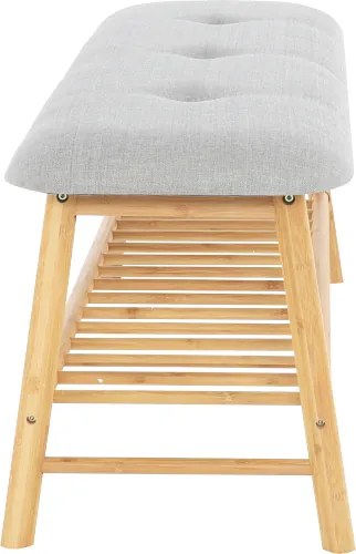 Lavice, přírodní/šedá, LAVIDA TYP 3