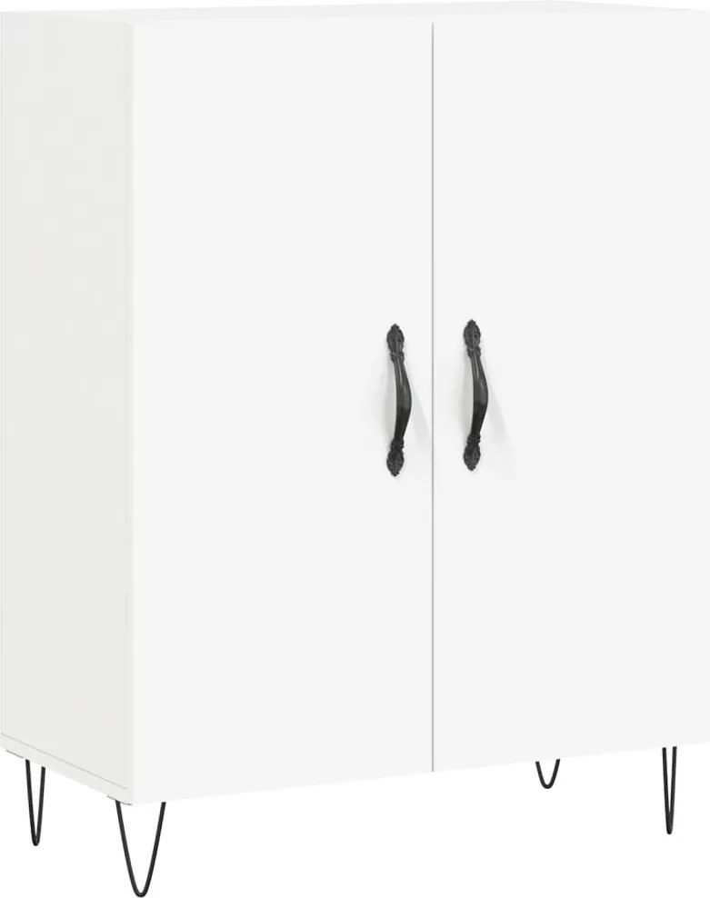 Skříň highboard bílá 69,5 x 34 x 180 cm kompozitní dřevo 3198369