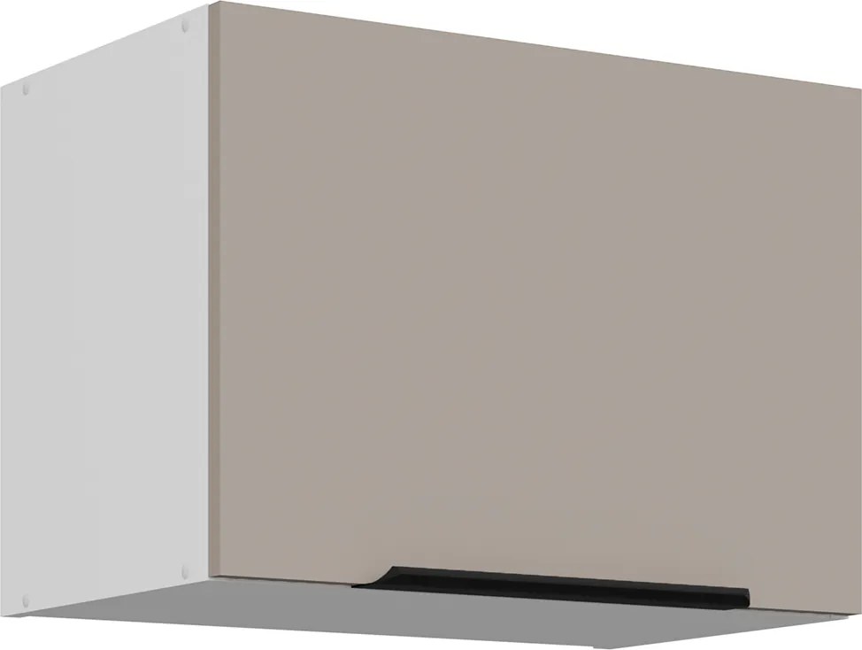 ARIA lb | horní skříňka 50 GU-36 1F výklopná | 50 cm | ANTI FINGERPRINT povrch | bílá/béžová