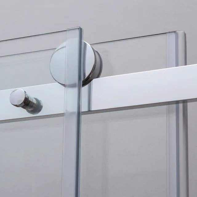 Roltechnik Outlet Posuvné sprchové dveře OBZD2 Varianta: šířka: 140 cm - (OBZD2/140_BE - 4000801), Barva profilů a typ výplně: profily: černá (elox), výplň: transparent
