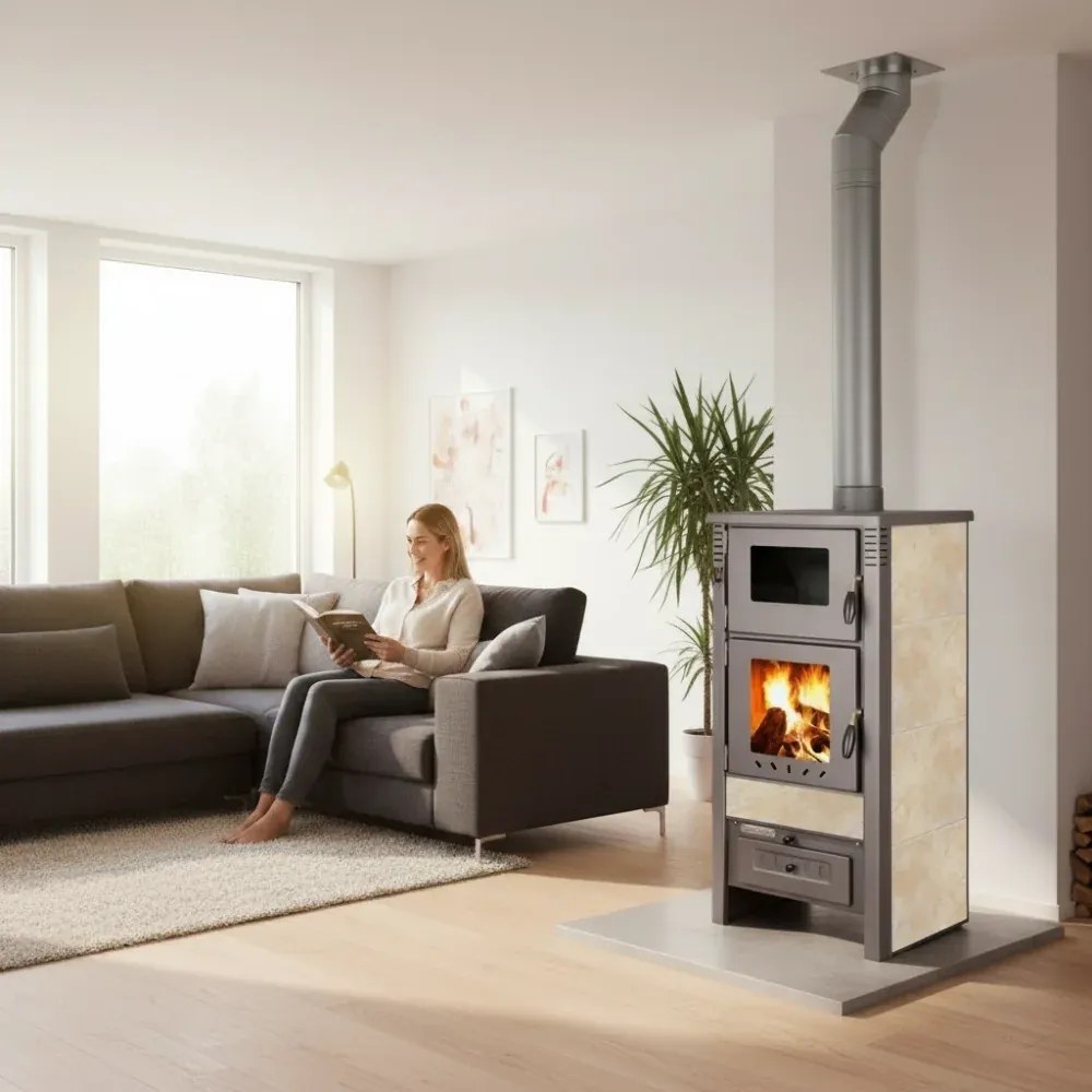 PRO-TERMO Krbová kamna TAURUS CERAMIC - béžová