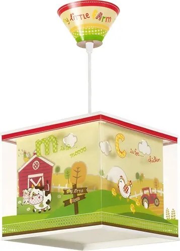 Dalber D64402 dětský lustr My little farm 1x60W|E27