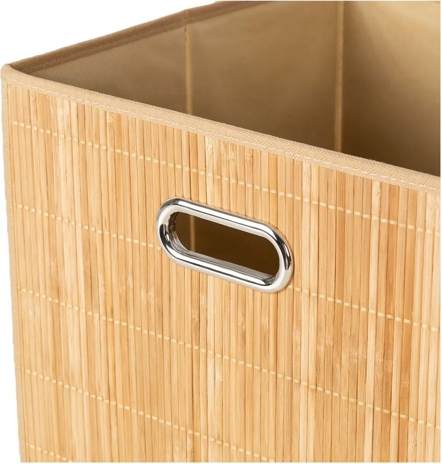 Bambusový košík do regálu 31x31x31 cm Anji – Compactor