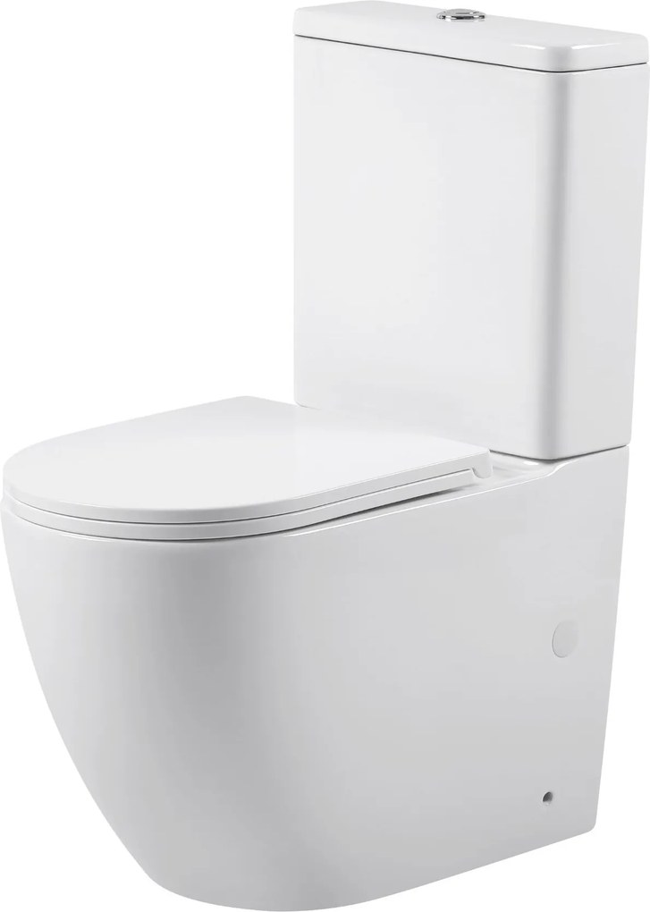 Erga Siena, WC kombi mísa s nádržkou včetně splachovací soupravy 620x365x830 mm + toaletní sedátko, bílá lesklá, ERG-V03-SIENA-RIM-WH