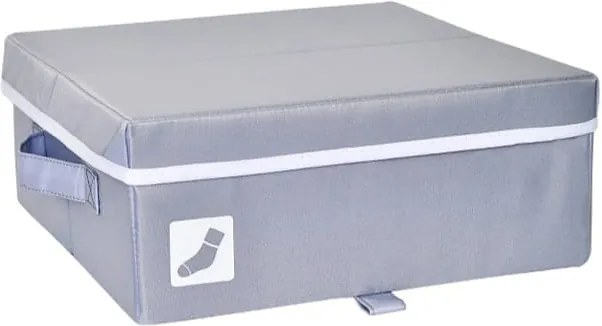 Tomasucci Úložný box SOCKS 12x30,5x30,5cm,šedý