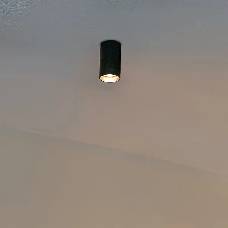 Moderní bodové světlo černé 5,5 cm - Tuba