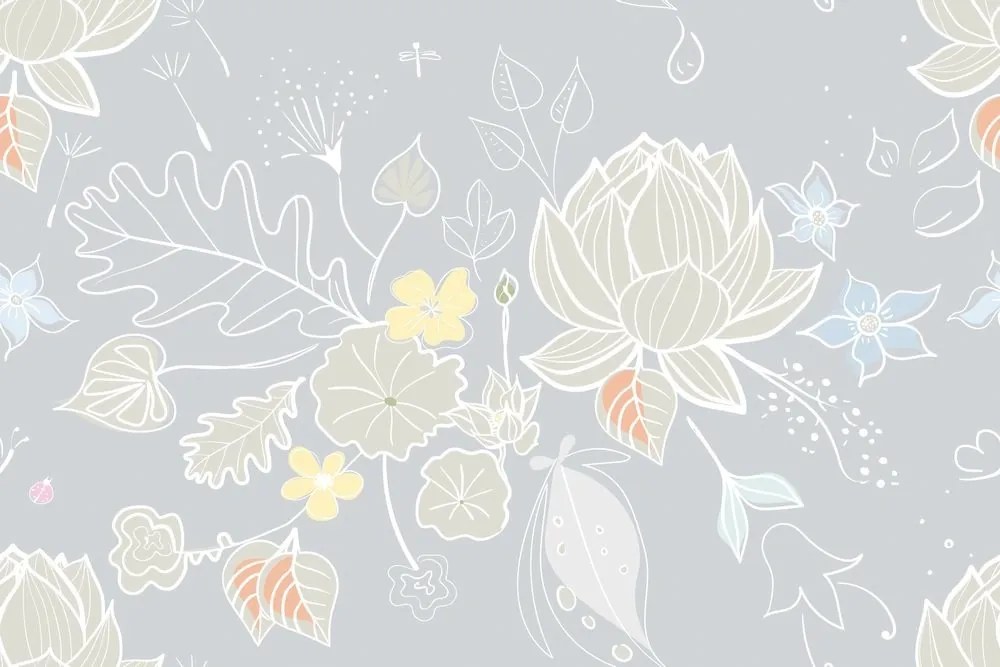 Samolepící tapeta s nádherným podzimním nádechem - 75x1000 cm