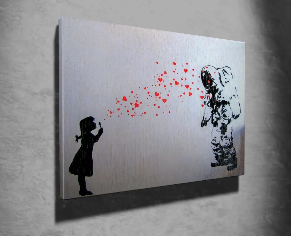 Obraz na plátně Astronaut love WY05 50x70 cm