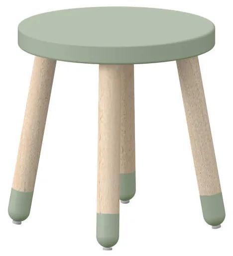 Flexa Dětská stolička Dots, natural green