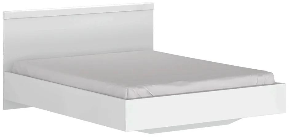 Manželská postel 160 cm Lafer (bílá). 1034089
